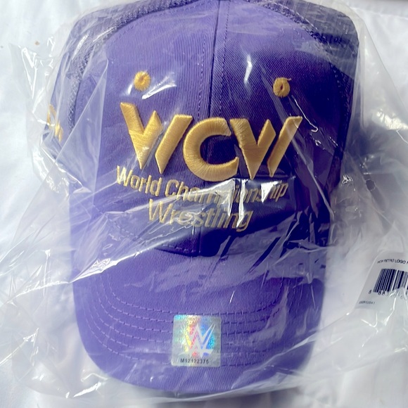 Fanatics | Other | Wcw World Championship Wrestling Trucker Hat | Poshmark